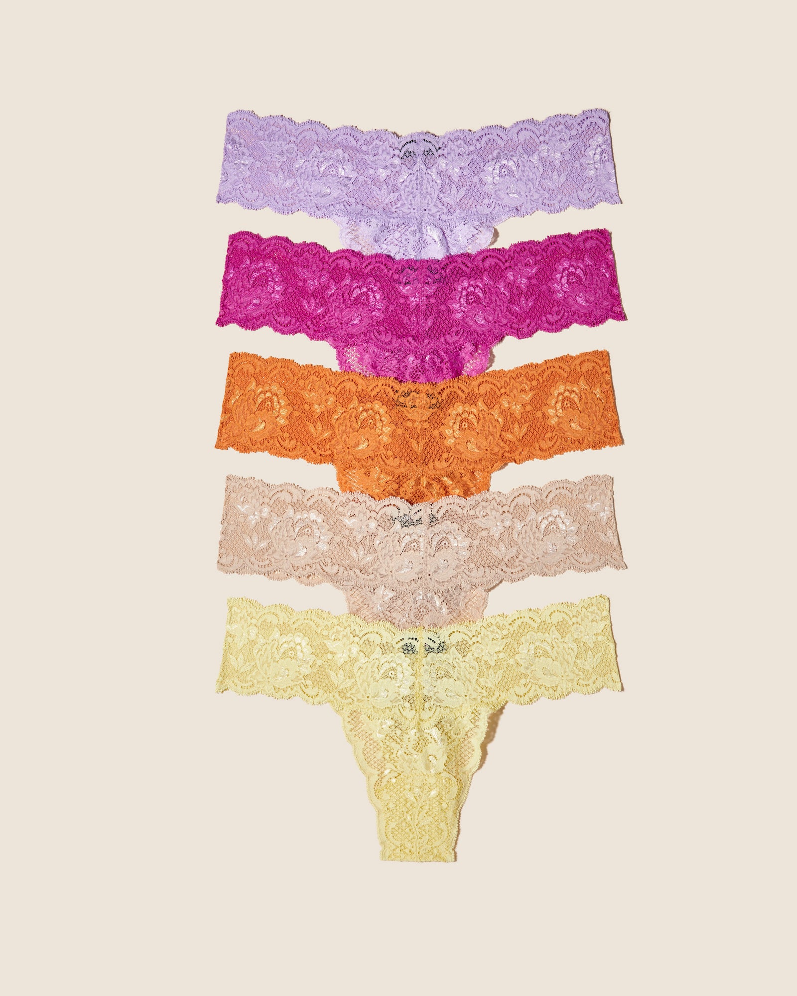 Cosabella | Never Say Never Cutie Lr Thong 5 Pack